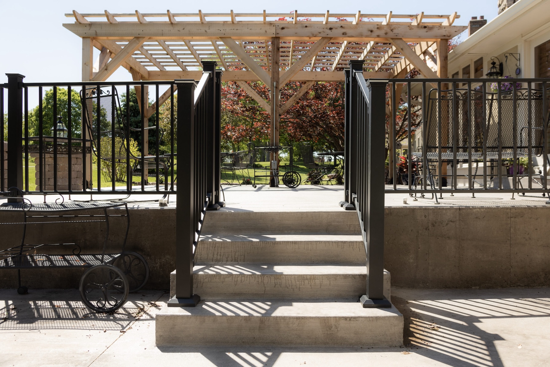 Large Split-Level Patio & Pergola - Shack Built